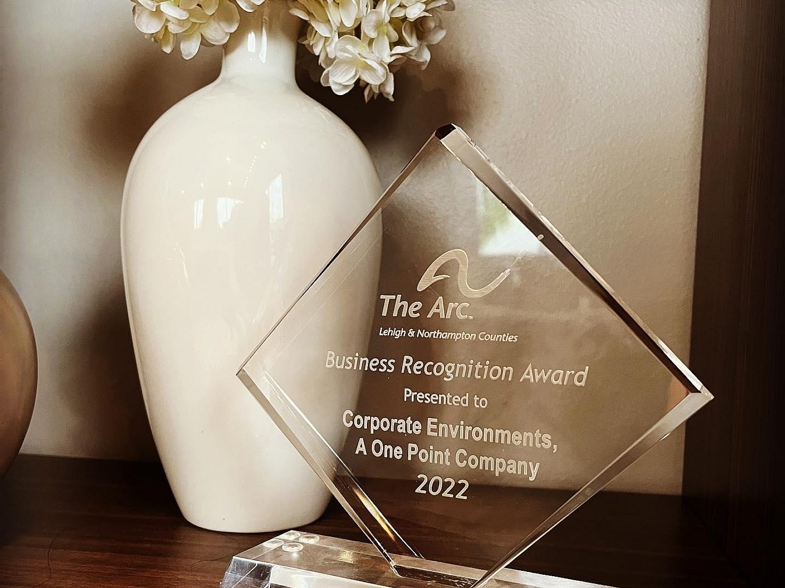 Corporate Environments Receives Business Recognition Award